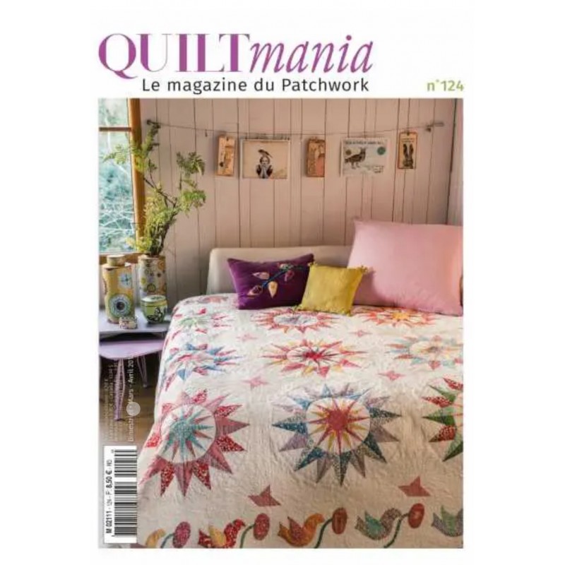 Quiltmania Magazine N° 124 Mars Avril 2018