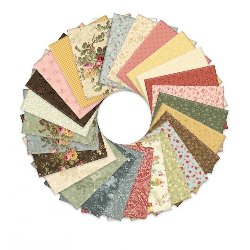 BOM en 10 parties KATHLEEN’S STORY Collection Program by Chris Schulte of Green Light Quilts ...