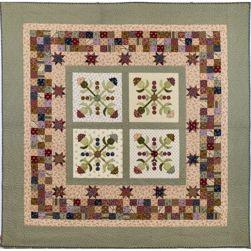 Cotton Thistle Baltimore Quilt Pattern